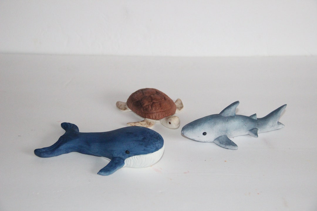 Fondant Whale Shark and Turtle Cake Decoration - Etsy