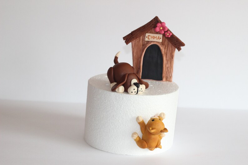 Fondant Dog and Cat Cake Topper Fondant Dog Cake Decoration - Etsy