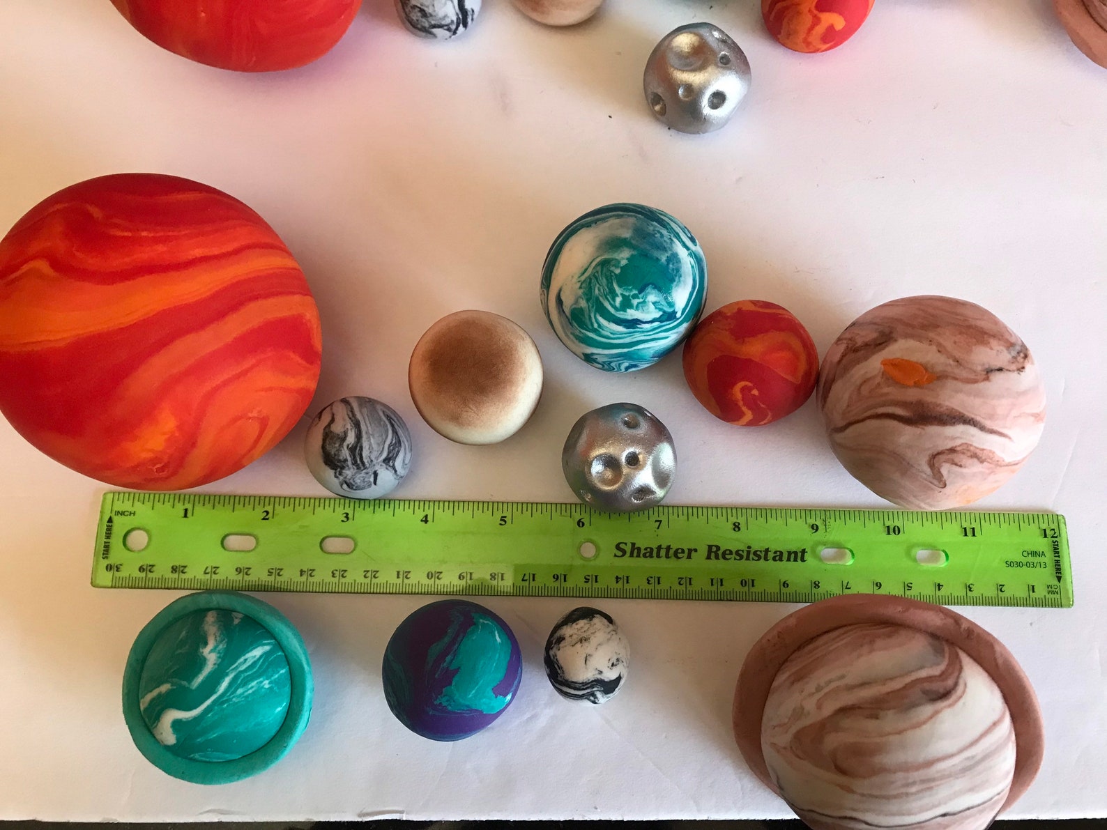 Fondant Planets Solar System Cake Toppers Rocket Cake Topper - Etsy