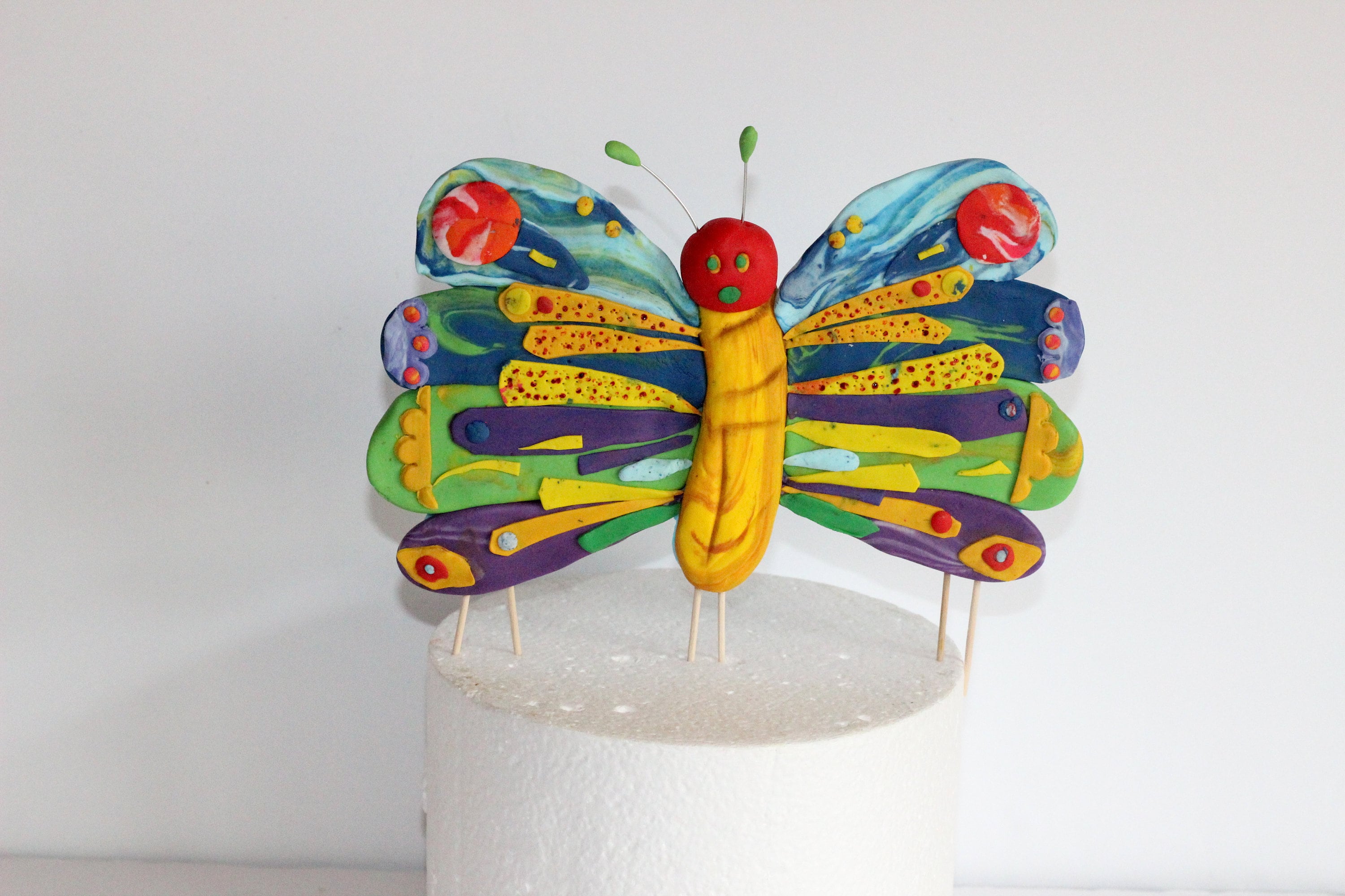 Fondant Cake Decoration Large Butterfly Cake Topper - Etsy