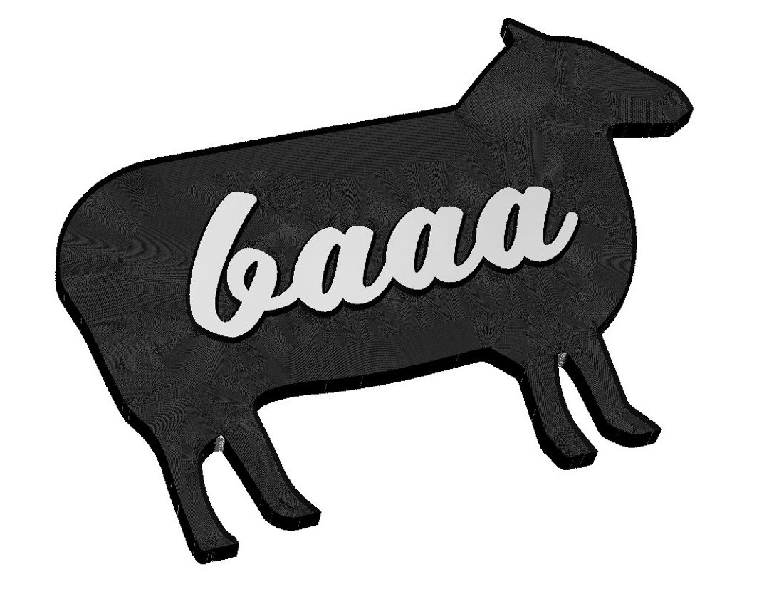 Sheep "baaa" SVG, Farm, Animal, Livestock, Farming, Shepard, Wall ...