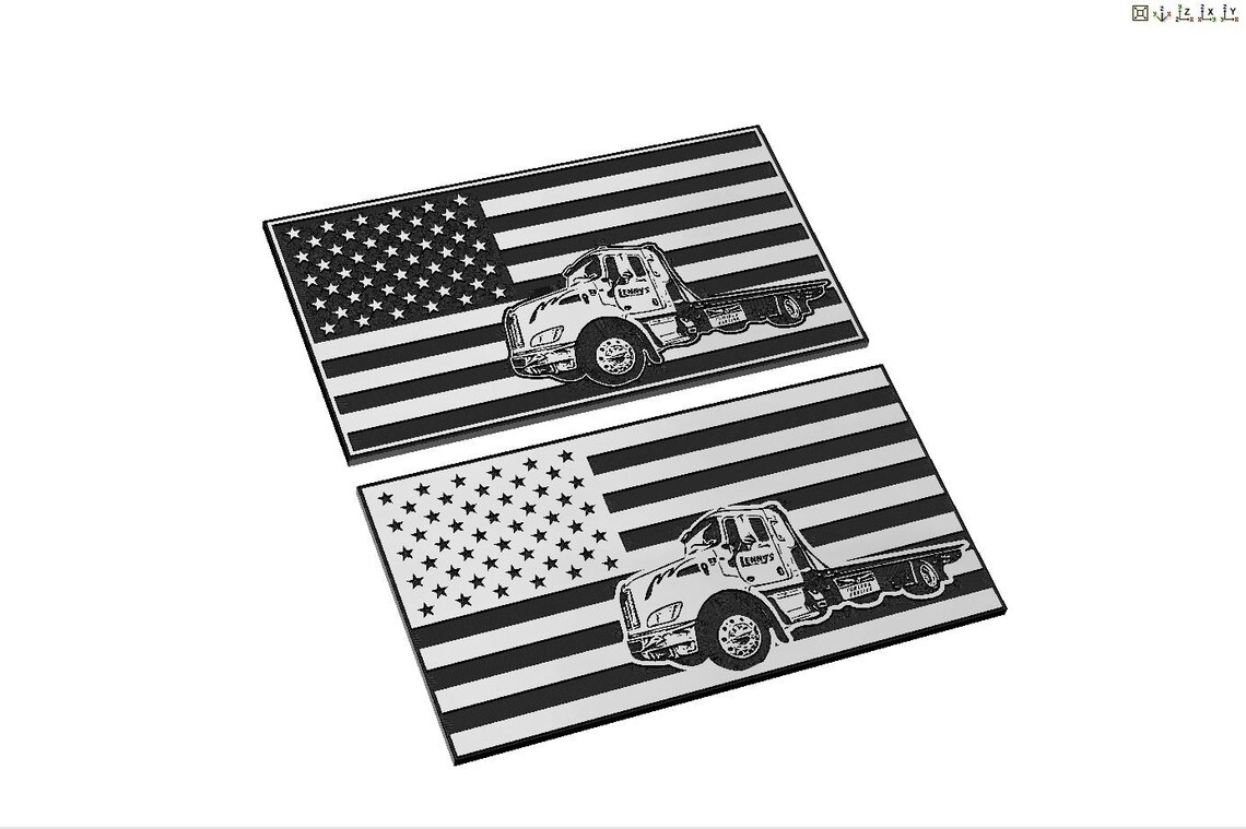 Rollback Flatbed American Flag SVG Wrecker Service Flag | Etsy