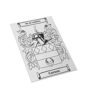Carson Family Coat of Arms SVG, Lineage, Ancestors, Crest, Knight ...