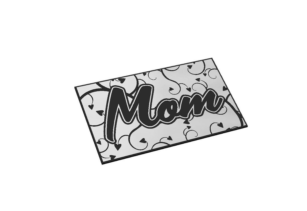 Mom Heart Vines Sign SVG, Laser Cut File (digital Download) - Etsy