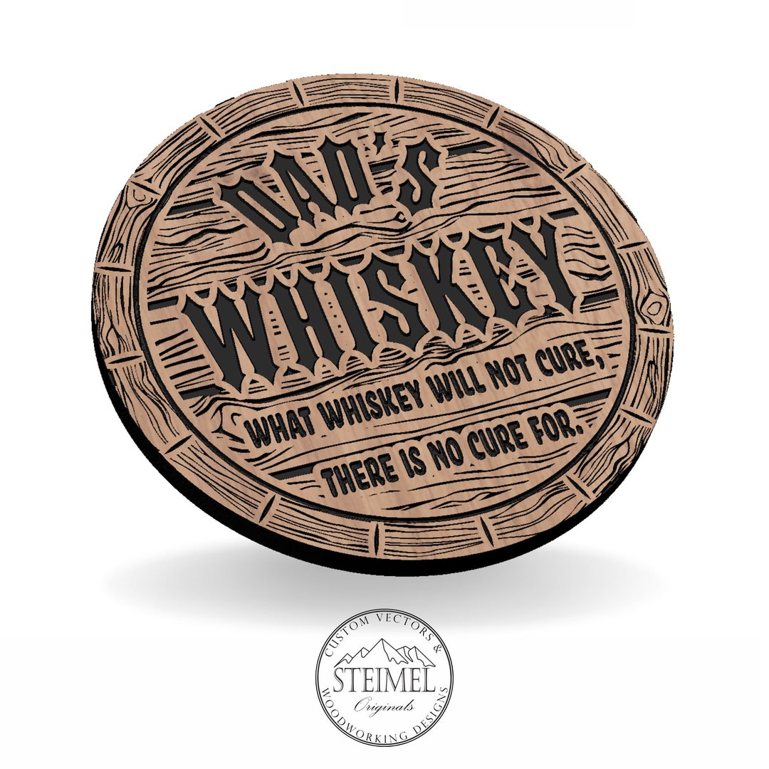 Dad's Whiskey Bar Sign SVG , Laser Engraving, CNC, Cricut - Etsy