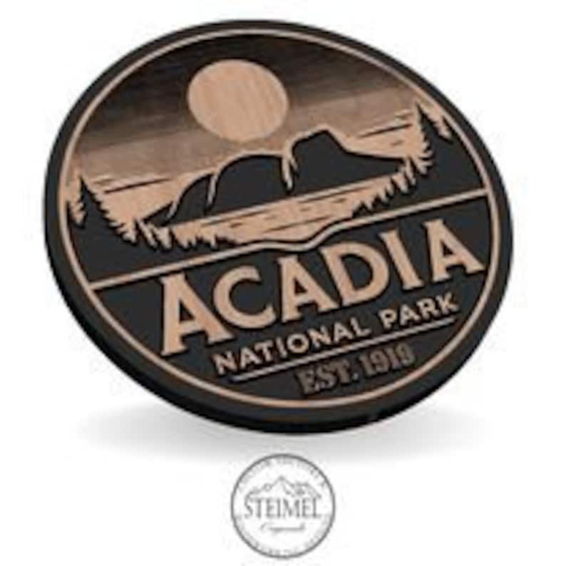 Acadia National Park SVG File, Laser Cut CNC Design - Etsy
