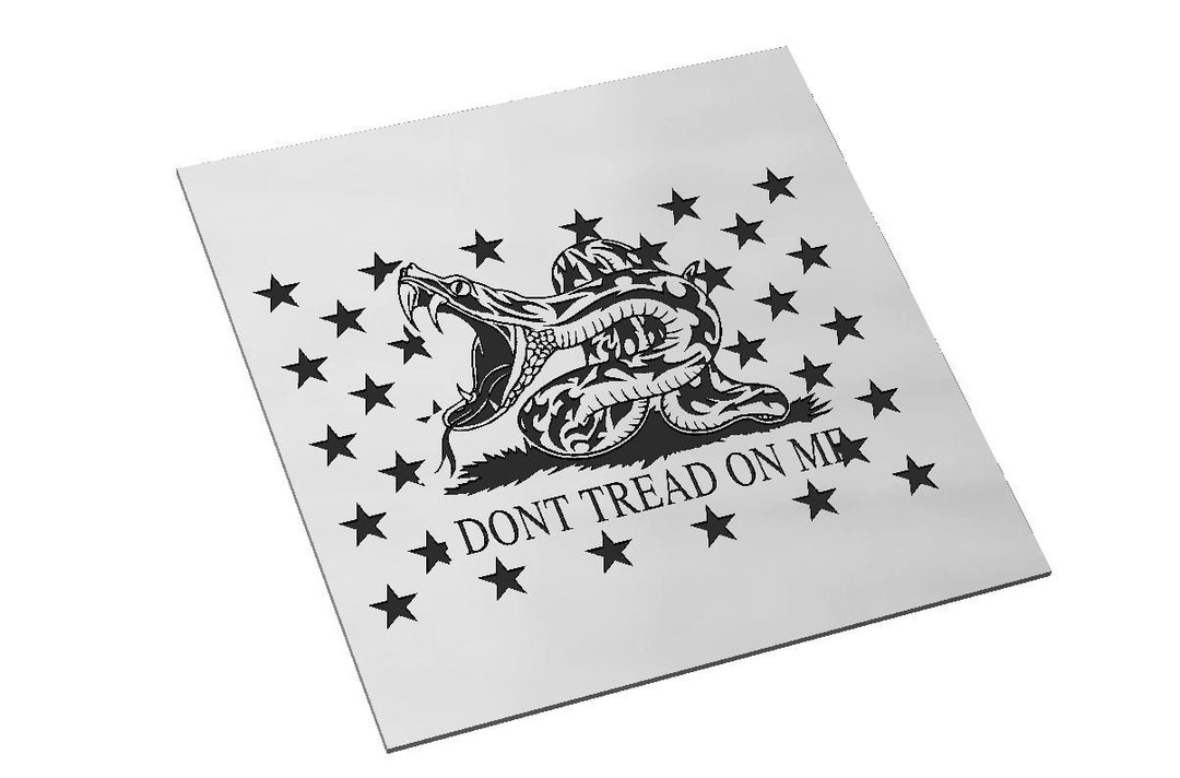Gadsden Flag Union SVG, Don't Tread on Me, Patriot Laser Cut File ...