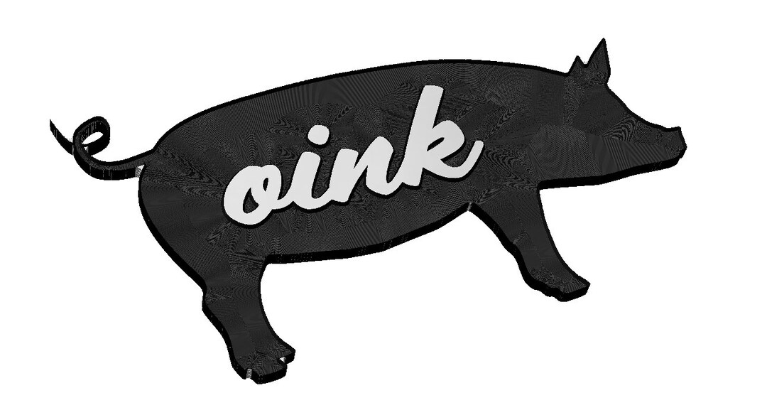 Pig "oink" SVG, Farm, Animal, Livestock, Farming, Wall Hanging, Nursery ...