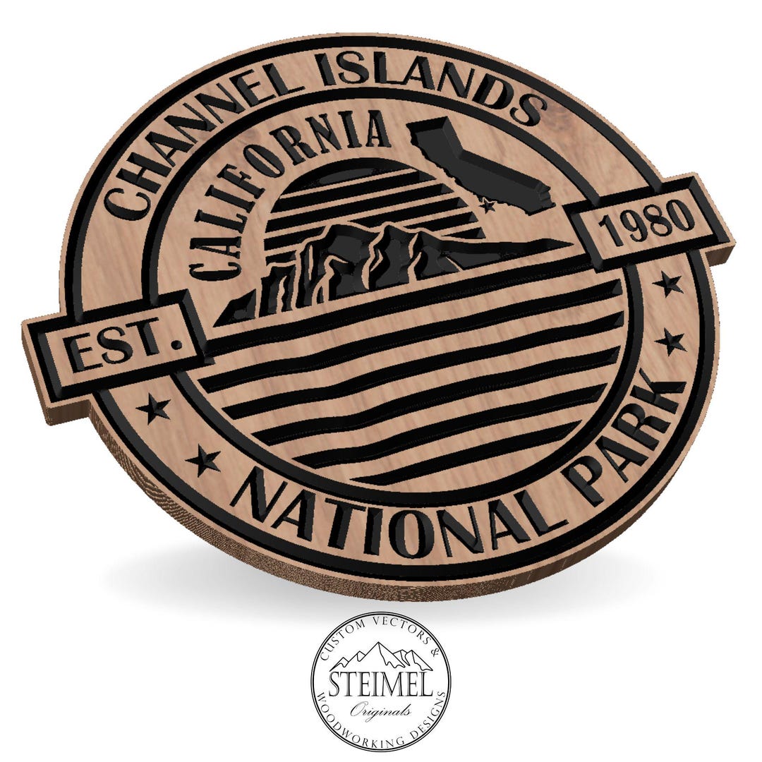 Channel Islands National Park Sign, Laser Cut SVG File - Etsy