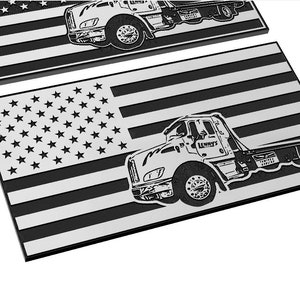 Rollback Flatbed American Flag SVG, Wrecker Service Flag, Towing ...