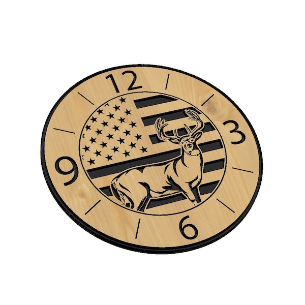 Laser Cut Clock - Etsy