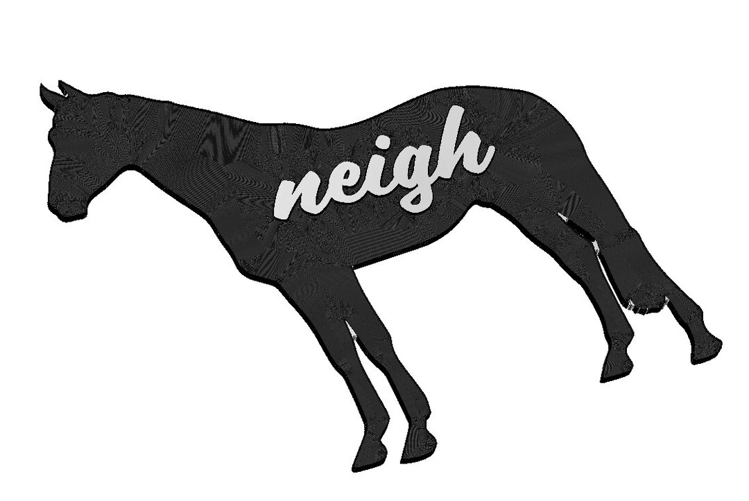 Horse "neigh" SVG, Farm, Animal, Livestock, Cowboy, Farming, Wall ...