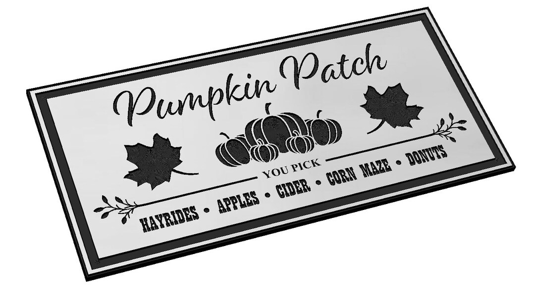 Pumpkin Patch Sign SVG, Fall, Autumn, Leaves, Season, Orchard, Corn ...