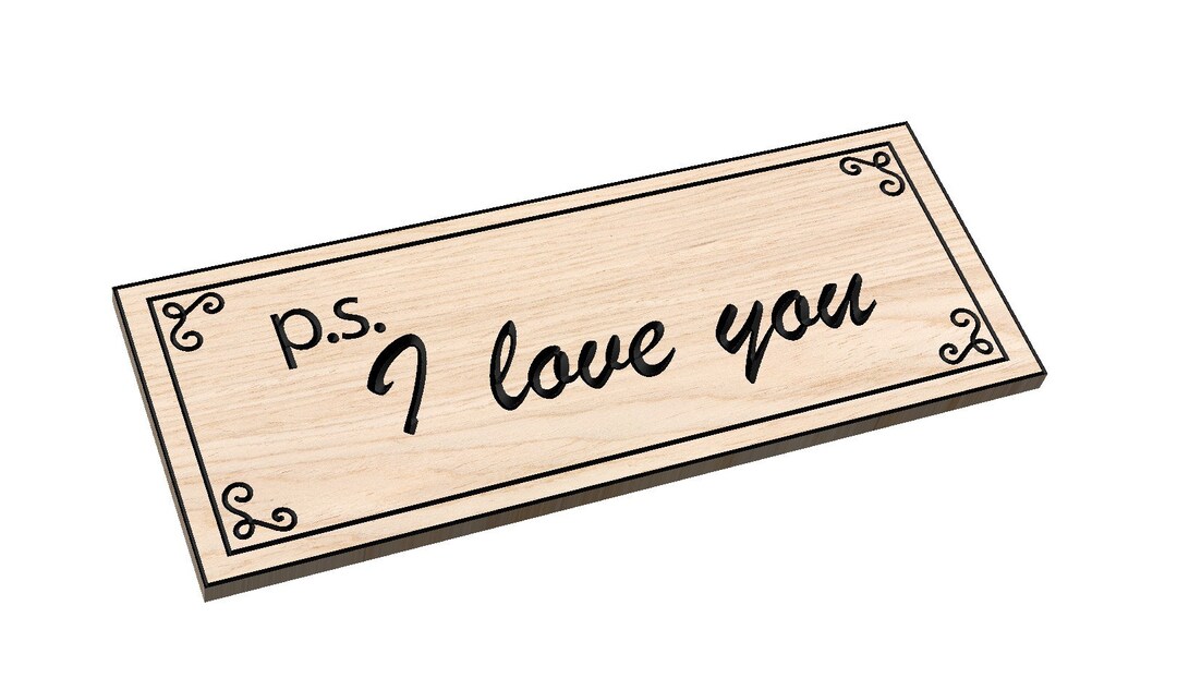 PS I Love You Sign SVG, Decoration, Marriage, Wedding, Gift, Wall ...