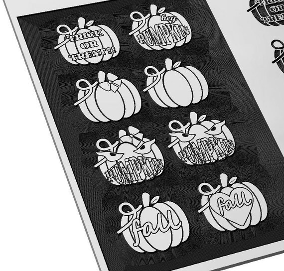 Prints CNC Fall Pumpkin Sign SVG Vegetable Glowforge Orchard Vector ...