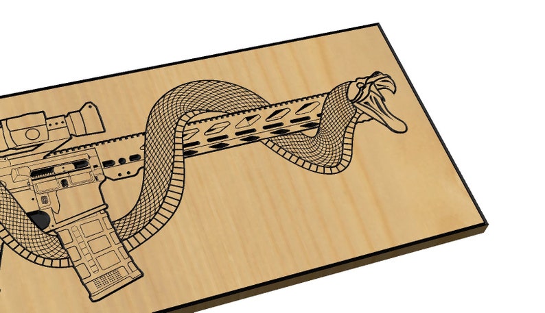 AR-15B Gadsden Snake SVG 2A Gun Rifle Patriot Usa - Etsy