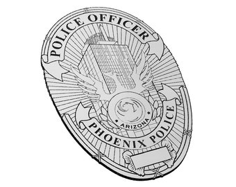 Phoenix Police Badge | Etsy