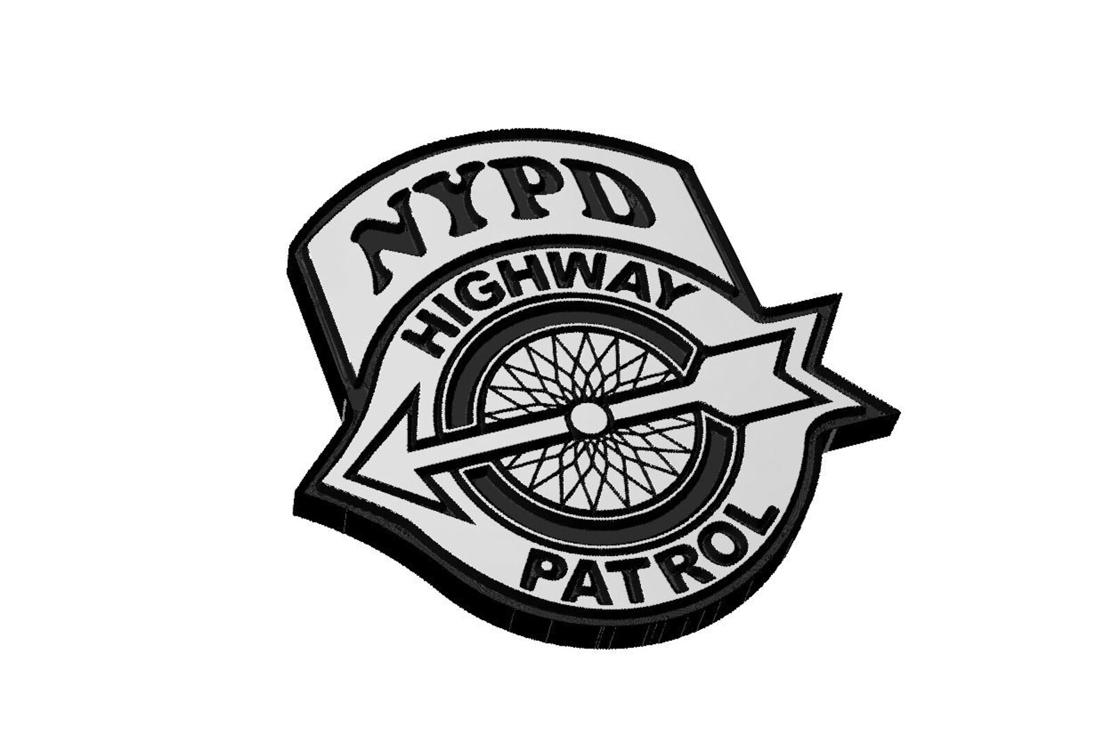 Nypd Highway Patrol Patch Svg Law Enforcement New York Etsy