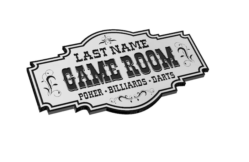 Custom Country Western Game Room Sign SVG Cowboy Billiards - Etsy