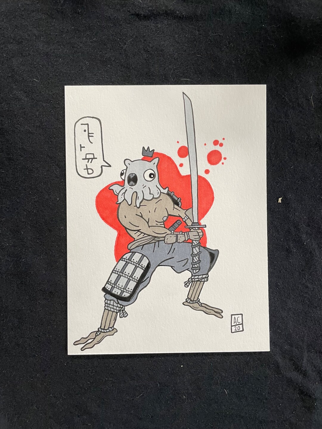 Squimarai (squid Samurai) - Etsy