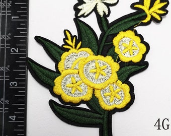 Yellow Rose Embroidery - Etsy