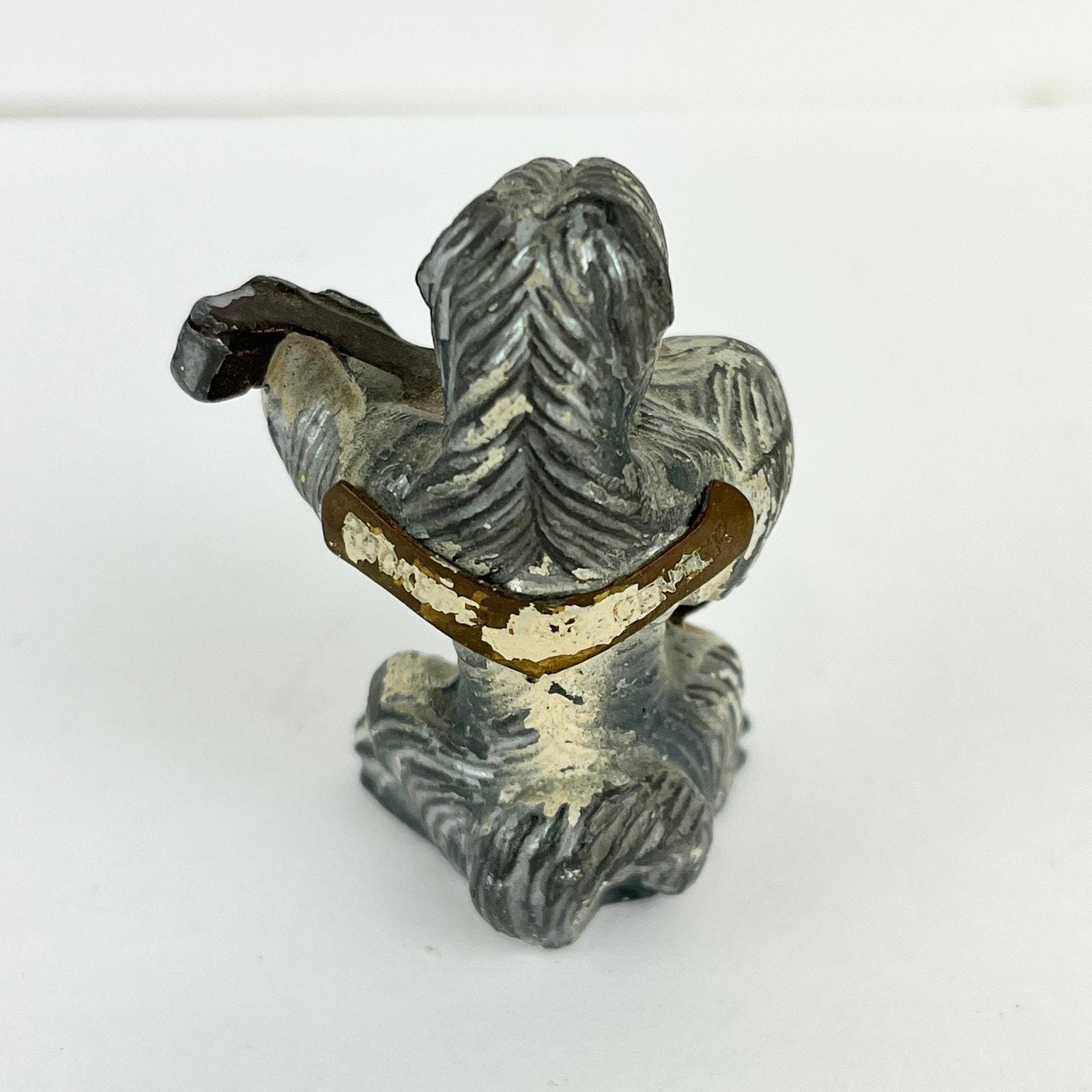 Rare Vintage Rockefeller Souvenir Terrier Dog Guitar Metal Miniature ...