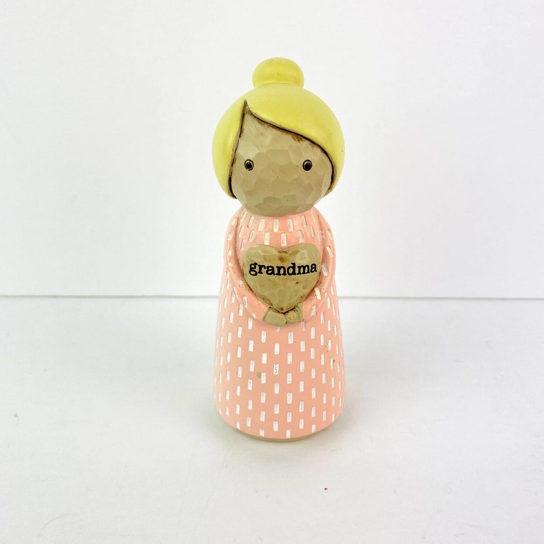 Hallmark Omura Collection Japanese Kokeshi Style Doll Grandma Figurine ...