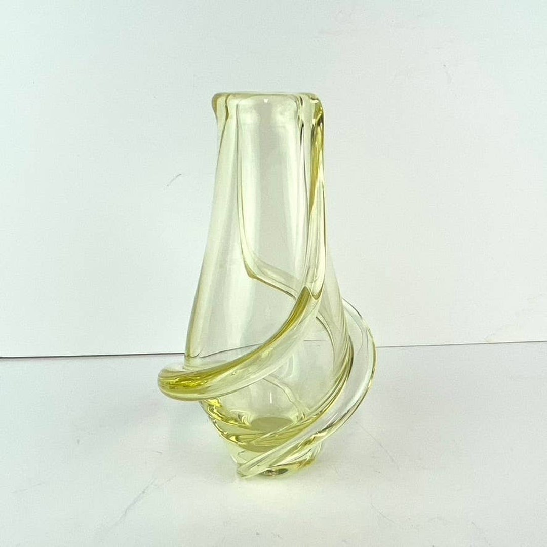 Zelezny Brod Sklo Vase Hand Made in Czech Republic Art Glass - Etsy
