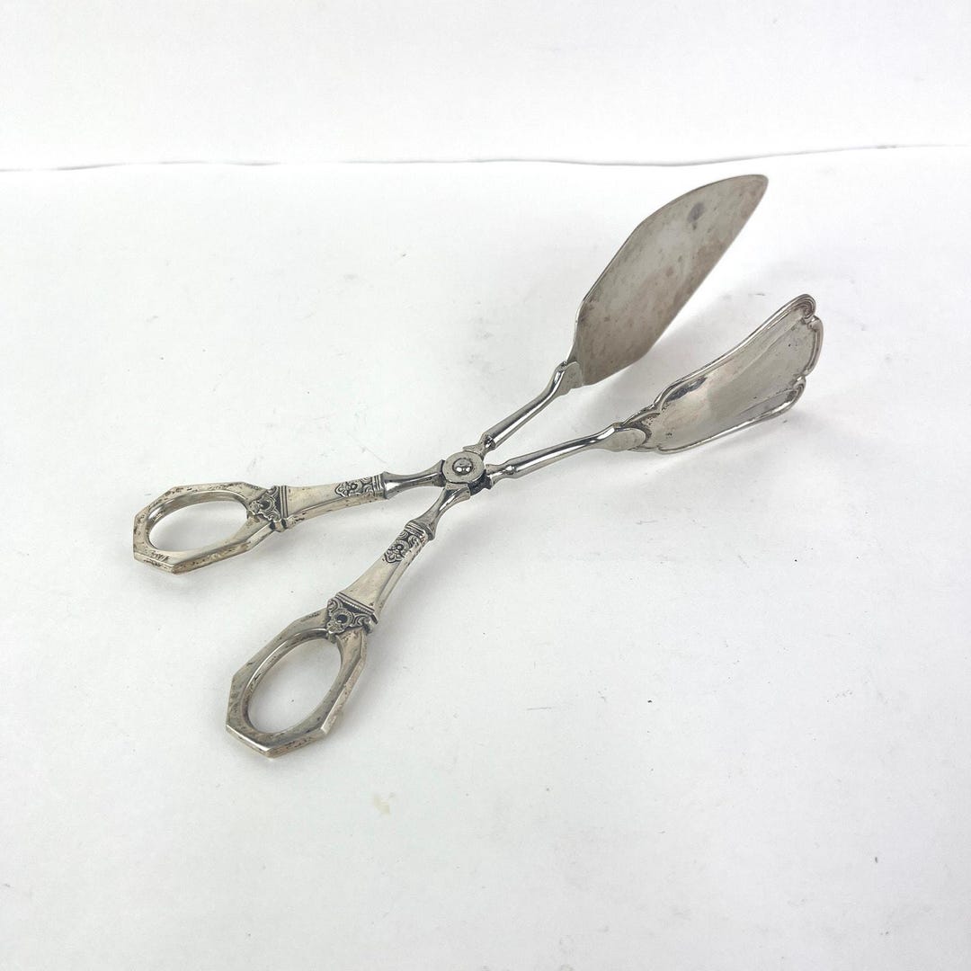 Vintage NH830S Silver Sandwich Pastry Tongs Nils Hansen Norway - Etsy