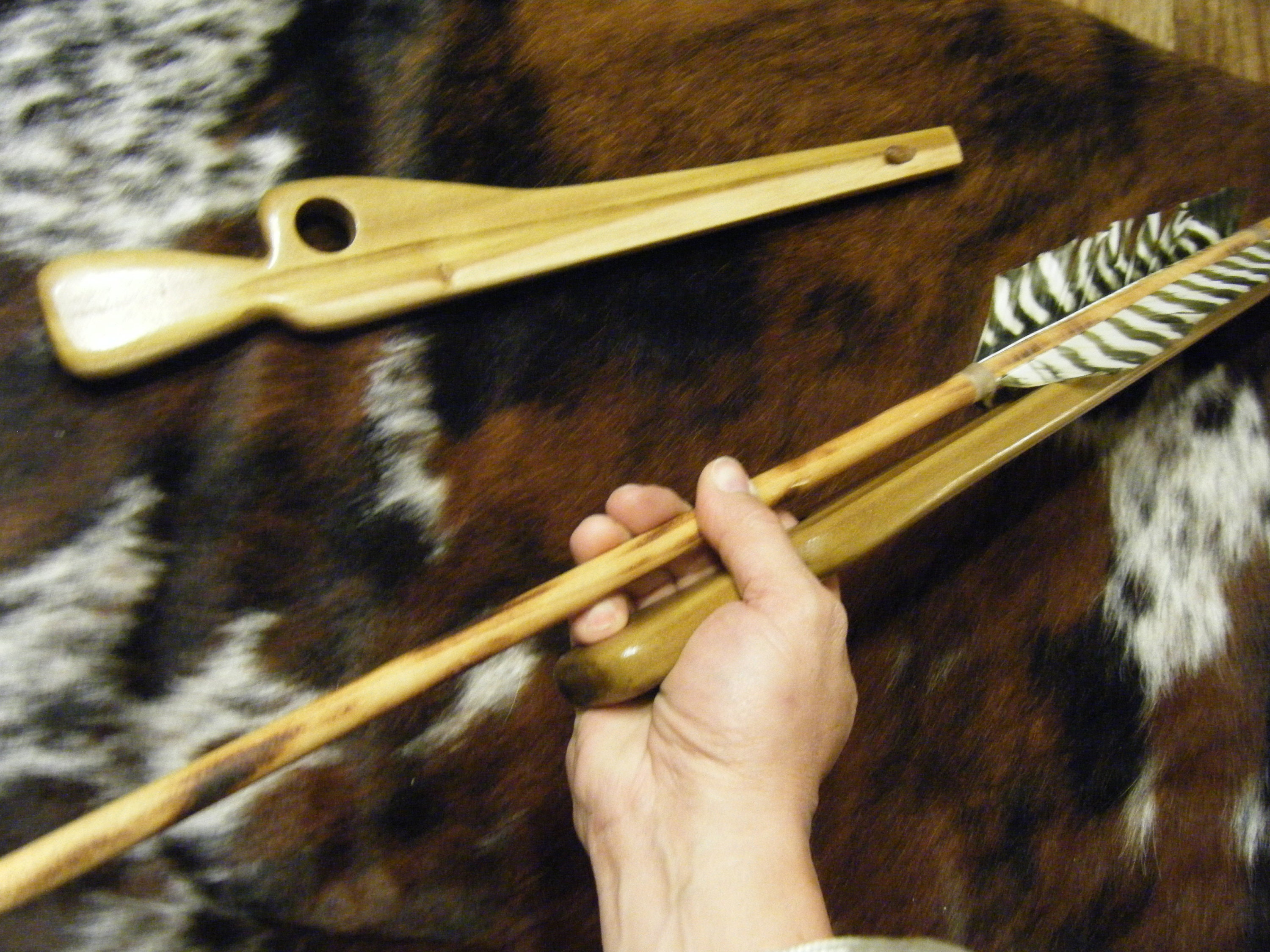 Point Barrow Style Throwing-board Atlatl, Spear Thrower - Etsy