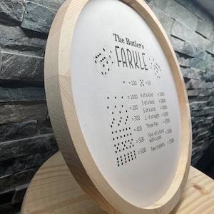 Personalized Farkle Board - Custom Farkle Game Board - Personalized ...