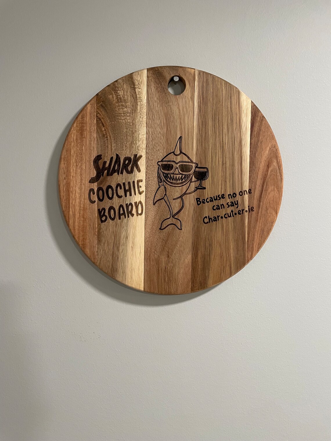 Shark Coochie Board -because No One Can Say Charcuterie -funny ...