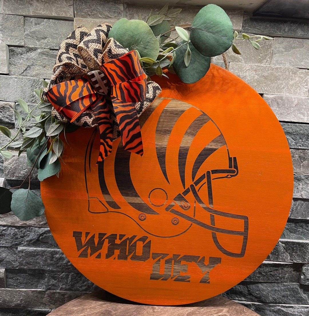 Cincinnati Bengals Wooden Sign - Etsy