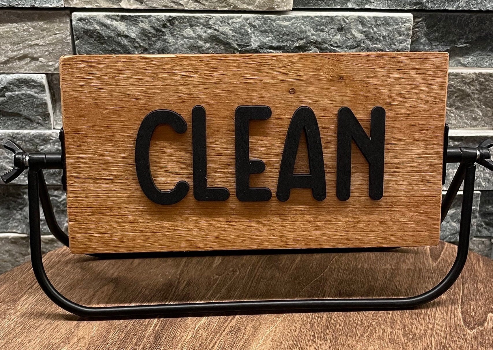 Rustic Open Closed Wooden Flip Sign - Handcrafted Business Signage - Etsy