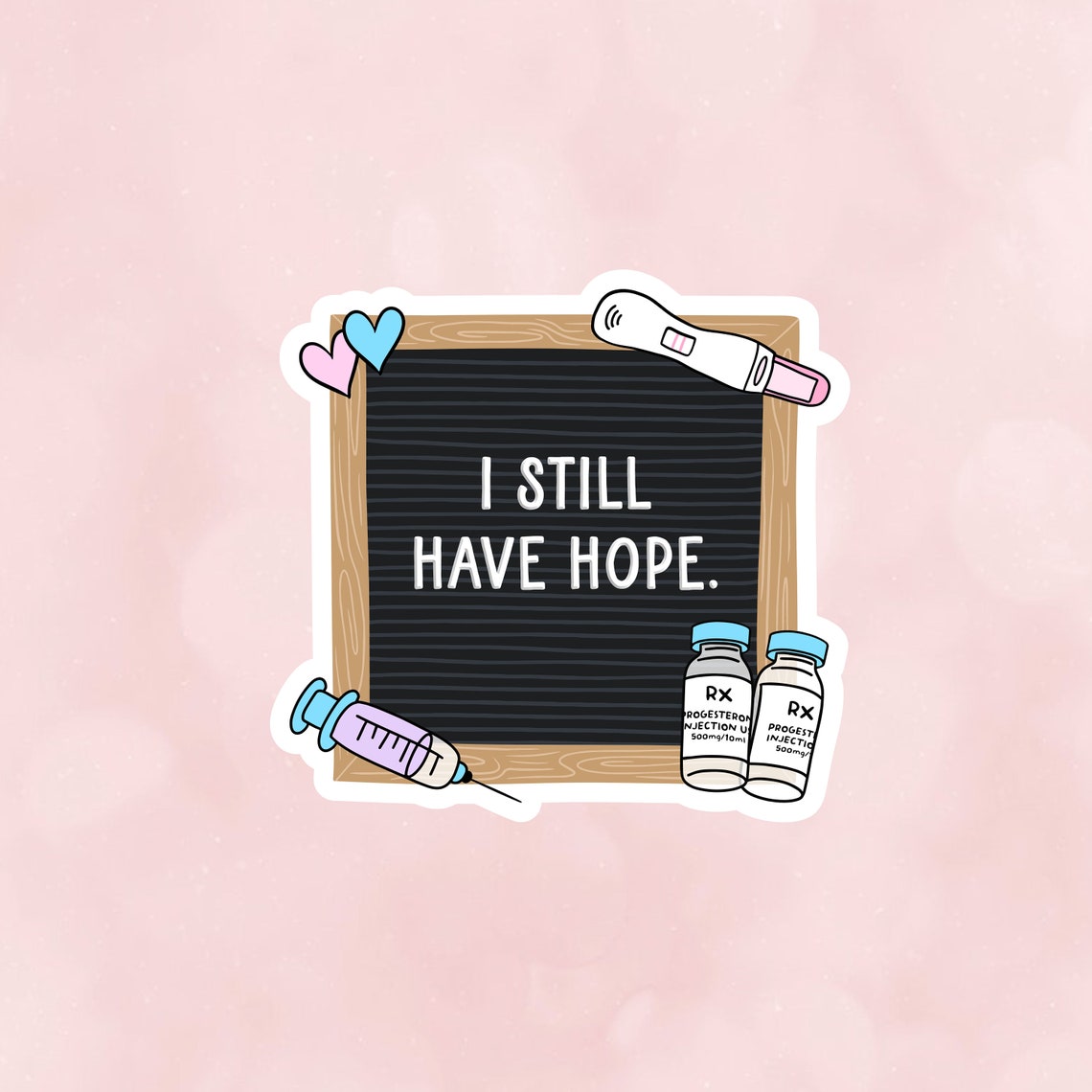 Waterproof Vinyl Stickers - IVF, TTC, Infertility & Surrogacy Gifts - Etsy