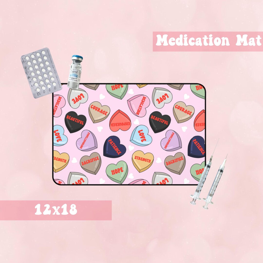 Surrogate IVF Medication Mat – Fertility Meds Organizer for Surrogacy ...