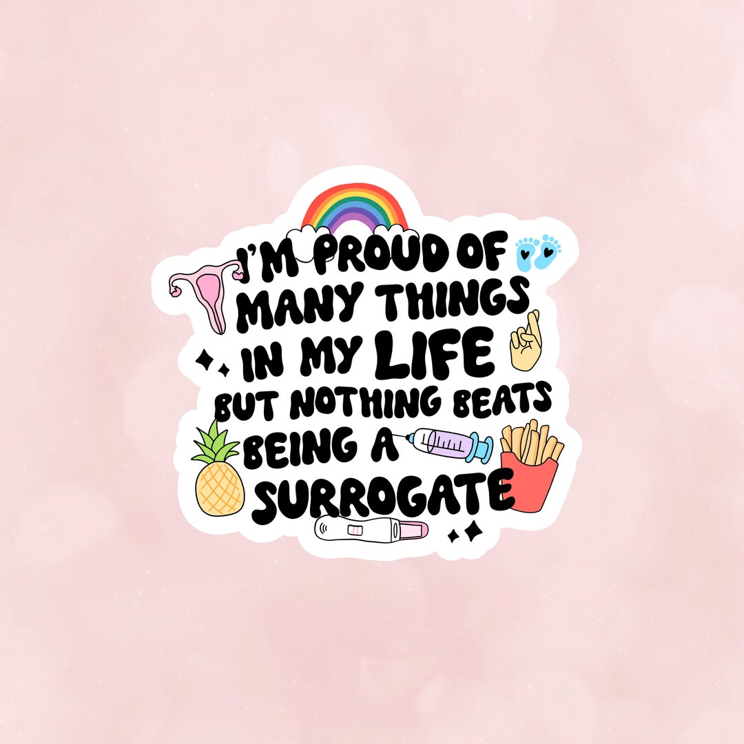 Waterproof Vinyl Stickers - IVF, TTC, Infertility & Surrogacy Gifts - Etsy