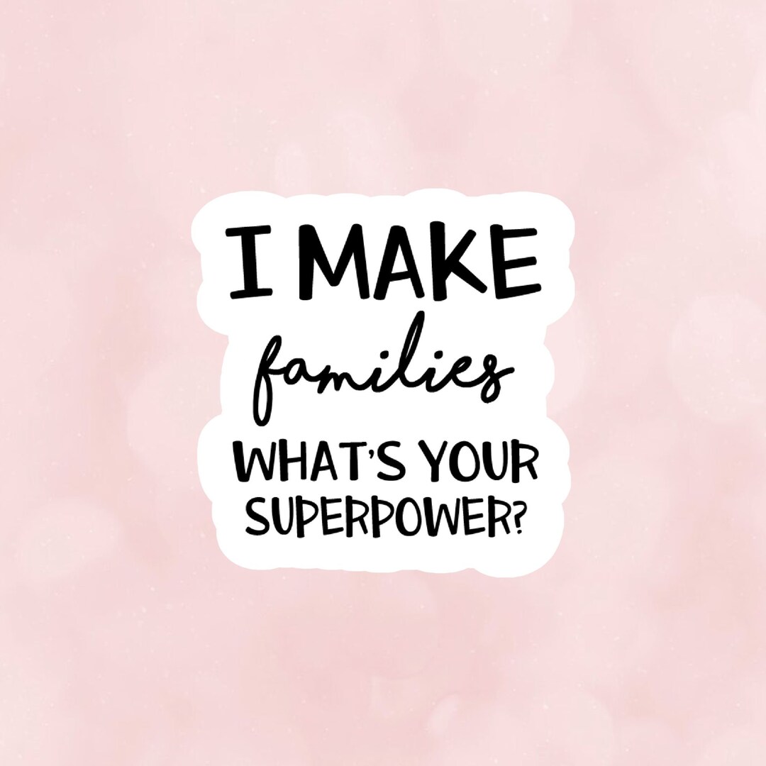 Waterproof Vinyl Stickers - IVF, TTC, Infertility & Surrogacy Gifts - Etsy