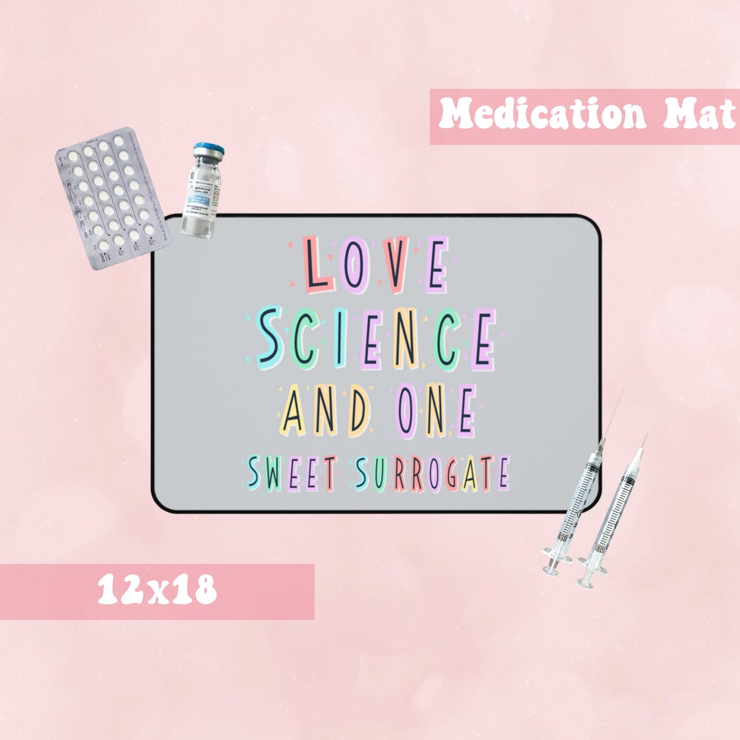 Love Science and One IVF Medication Mat – Fertility Meds Organizer for ...