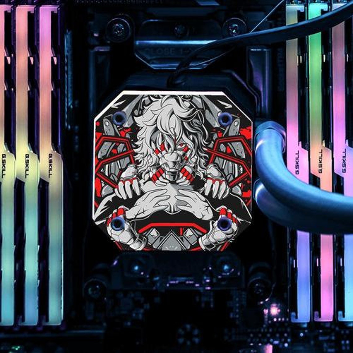 Custom AIO Cover for Corsair Icue ELITE CAPELLIX Cooler | Etsy