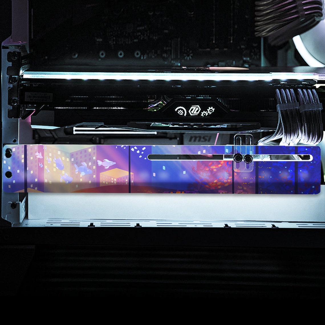Design Your Own Custom RGB GPU Support Bracket addressable | Etsy