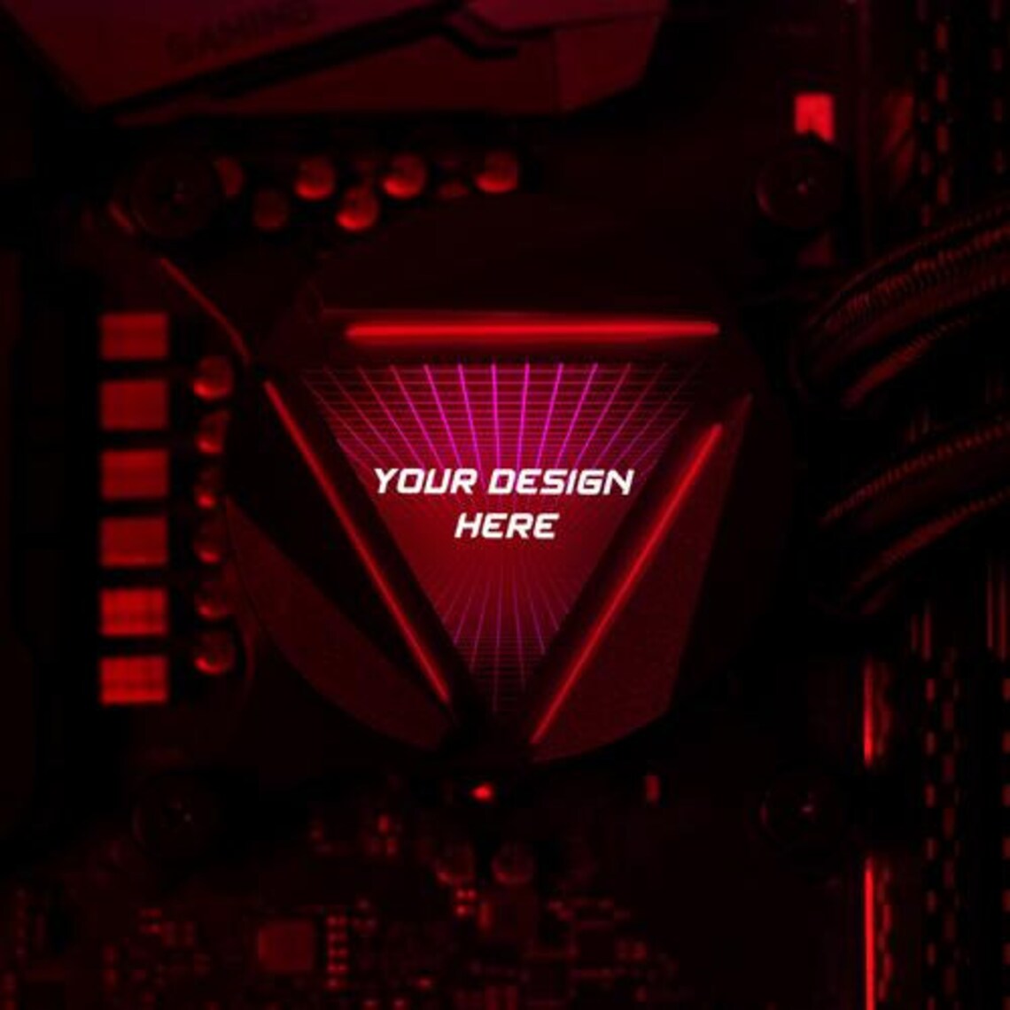 Design Your Own Custom AIO Cover for MSI MAG Coreliquid 240R - Etsy