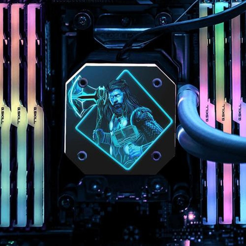 Custom AIO Cover for Corsair Icue ELITE CAPELLIX Cooler | Etsy