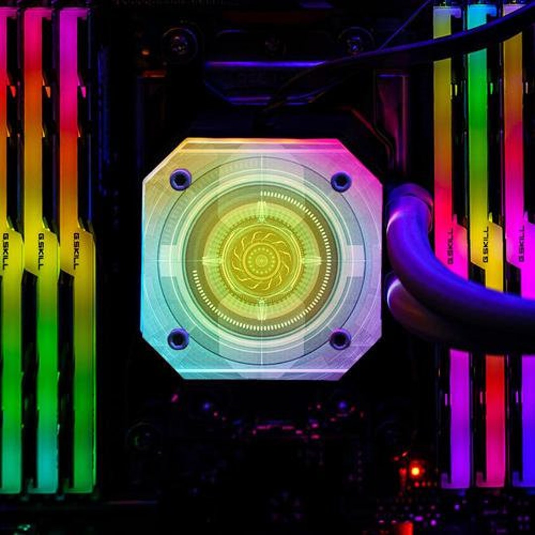 Custom AIO Cover for Corsair Icue ELITE CAPELLIX Cooler (h100i, H115i ...