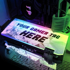 Customize Your Own GPU Backplate RGB + A-rgb Nvidia & Amd - Etsy