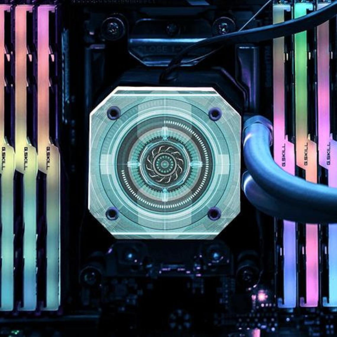 Custom AIO Cover for Corsair Icue ELITE CAPELLIX Cooler | Etsy