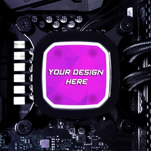 Custom AIO Covers for Corsair Hydro Platinum and Pro Series (h100i ...