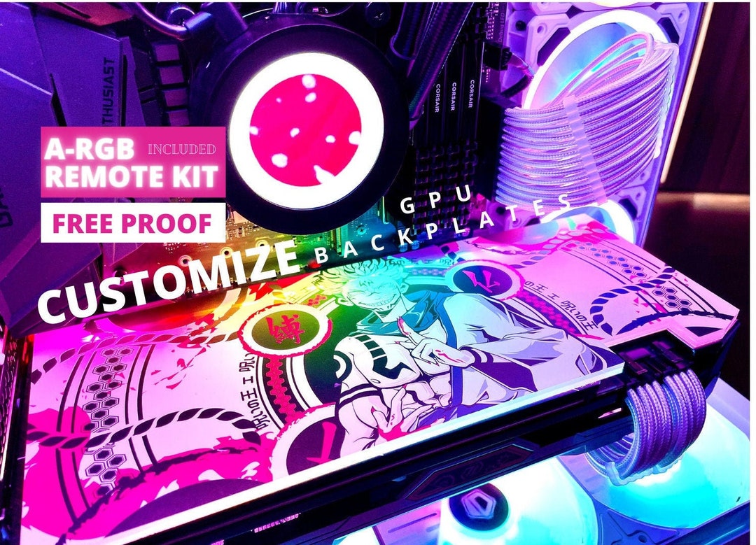 Customize Your Own GPU Backplate RGB A-rgb Nvidia & Amd - Etsy