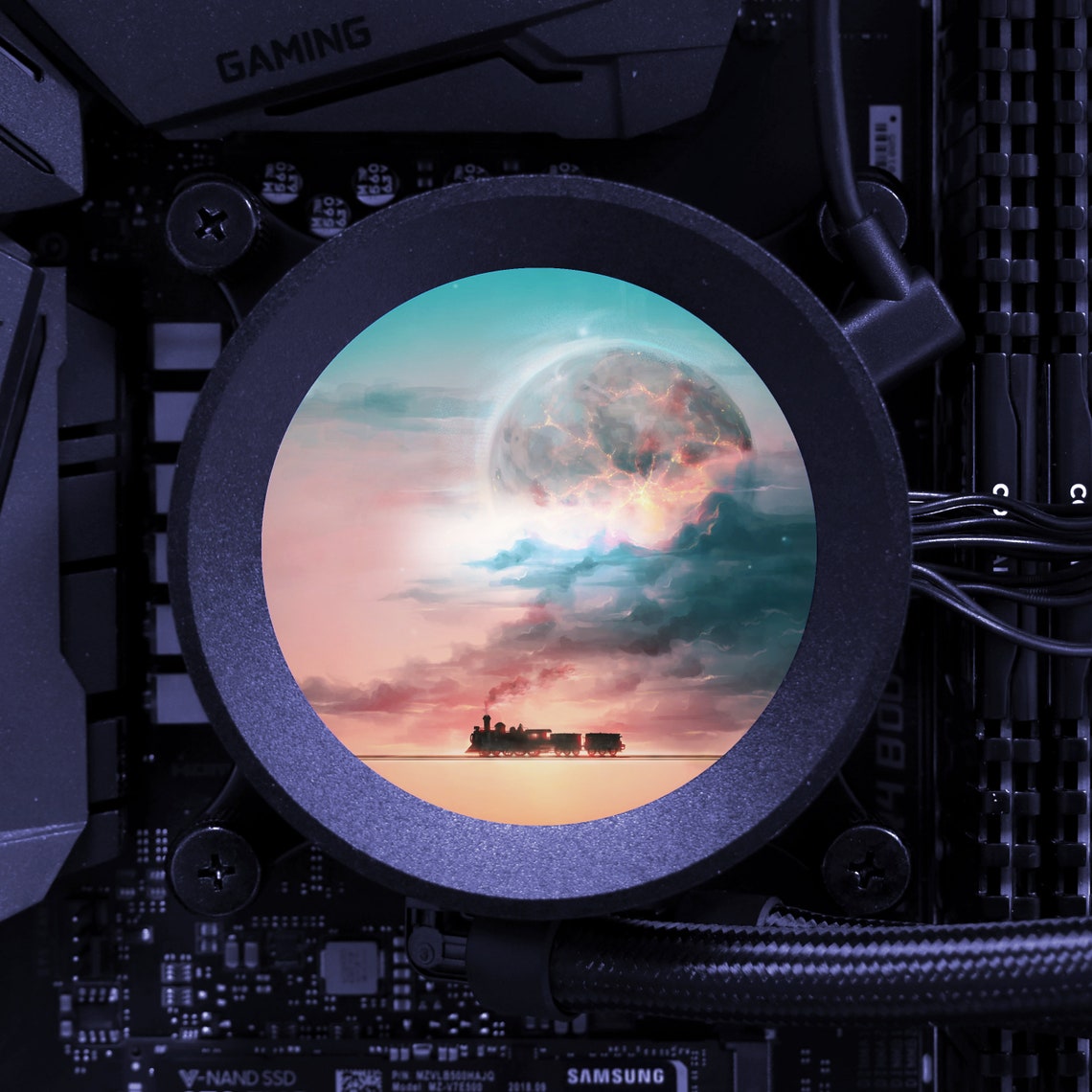 Design Your Own Custom AIO Cover for NZXT Kraken M22 X53 X63 | Etsy