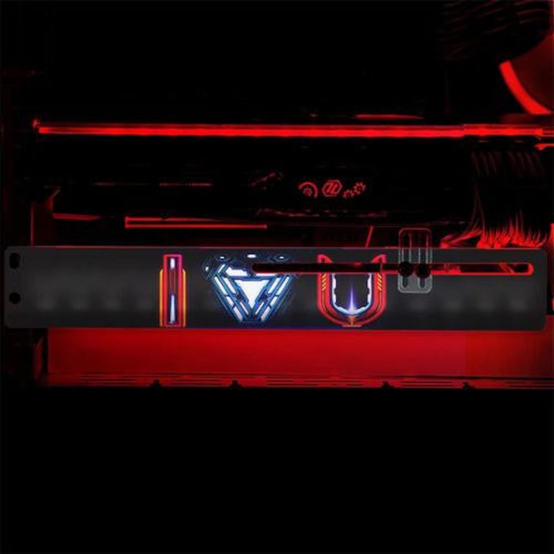 Custom RGB GPU Support Bracket - Acrylic ARGB Graphics Card Sag ...